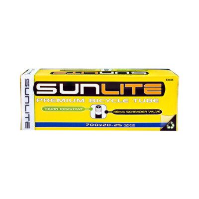 Sunlite Épine Résistant Valve Schrader Tubes Épine Res 700x20-25 Sv48 ...