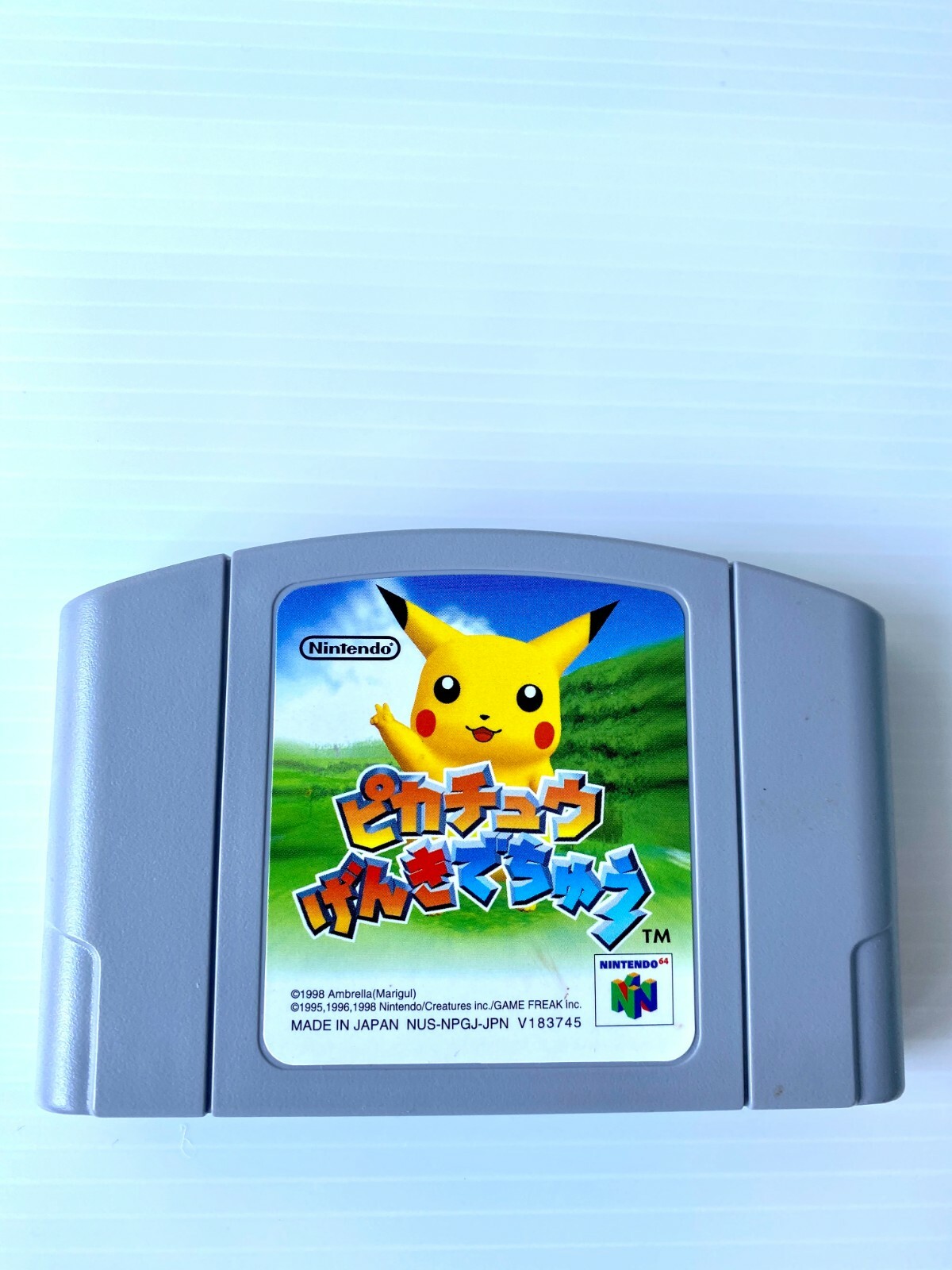 POKEMON NINTENDO 64 Hey You Pikachu Genki De chu Boxed Mic VRS unit nus ...