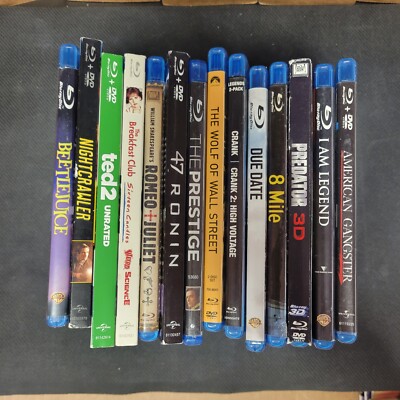 BLU RAY MOVIE Collection Lots to choose from | eBay