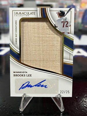 2023 Immaculate Brooks Lee Jumbo Bat Auto /25 | eBay