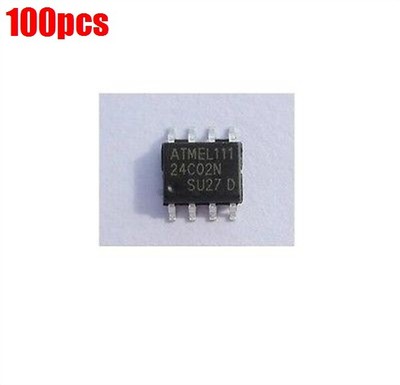 100Pcs AT24C02 AT24C02N 24C02 Eeprom SOP-8 High Reliability Ics 8 Pin ...