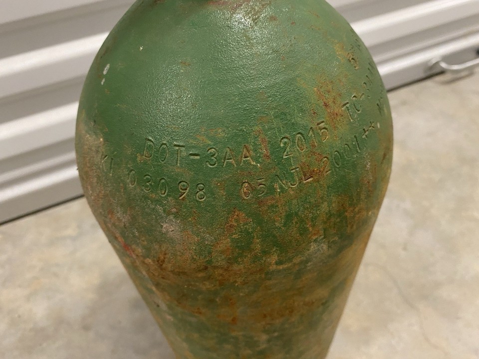 Oxygen Gas Cylinder Tank Welding DOT 3AA2015 | eBay