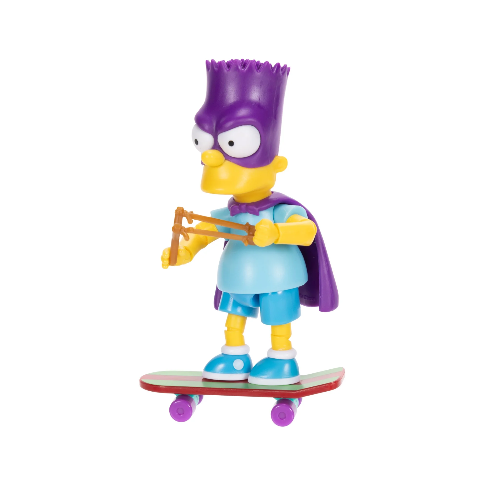 The Simpsons 5 inch Tall Bartman Articulated Action Figure Skateboard ...