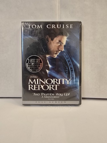 Minority Report (DVD 2002) Full Screen.. 2-Disc Set.. Brand New.. Tom ...