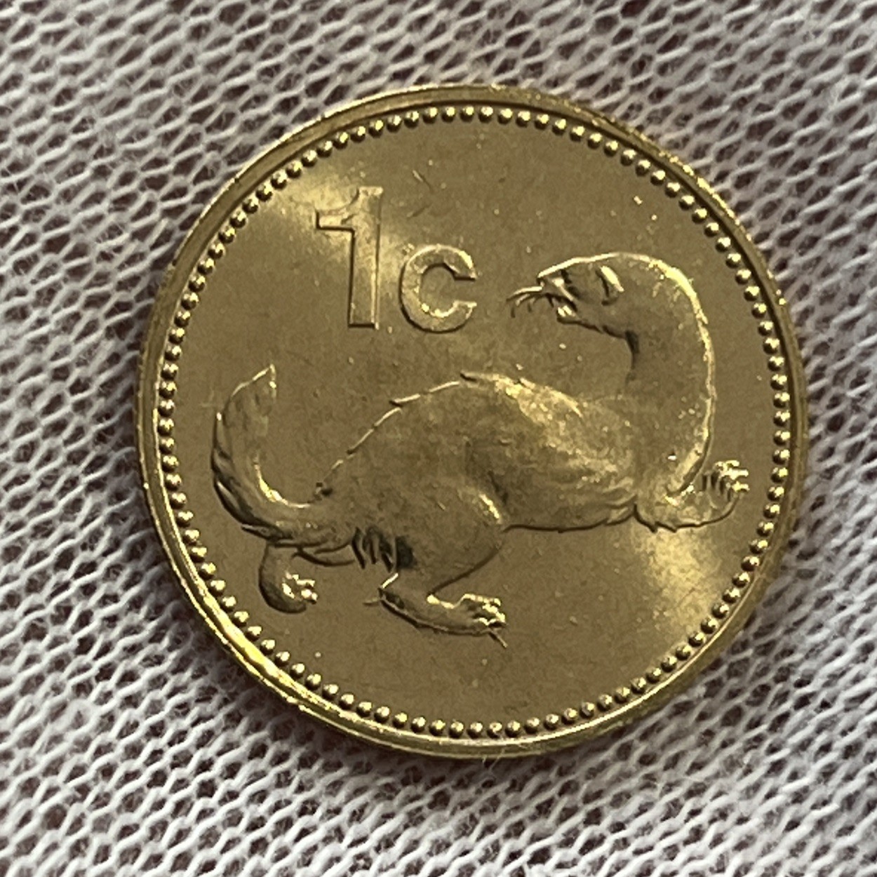 1998 Malta 1 cent Coin Common Weasel Ferret Animal Wildlife – Antique ...