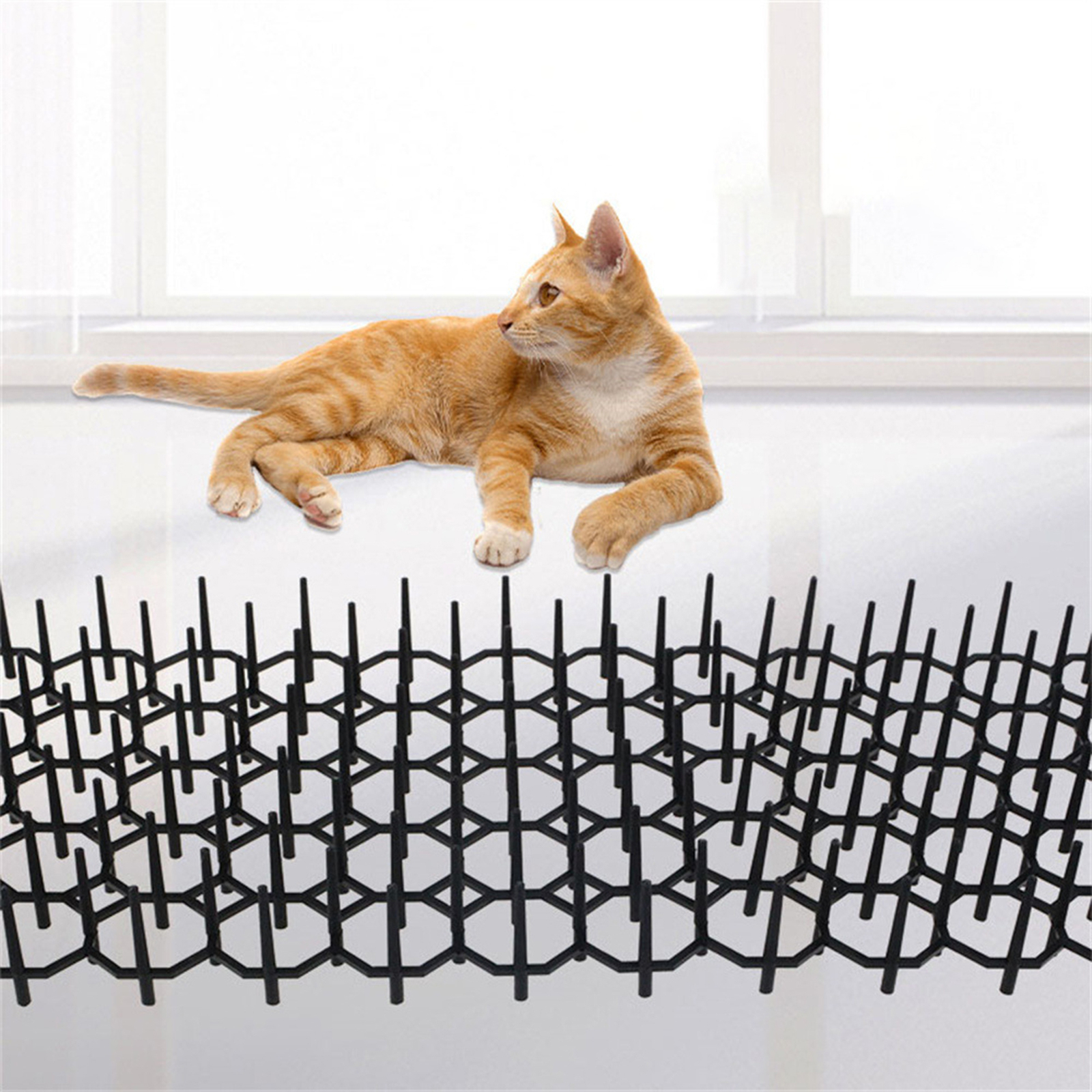 12PCS Pet Dog Cat Scat-Mat Animal Deterrent Repellent Plastic Scarer ...