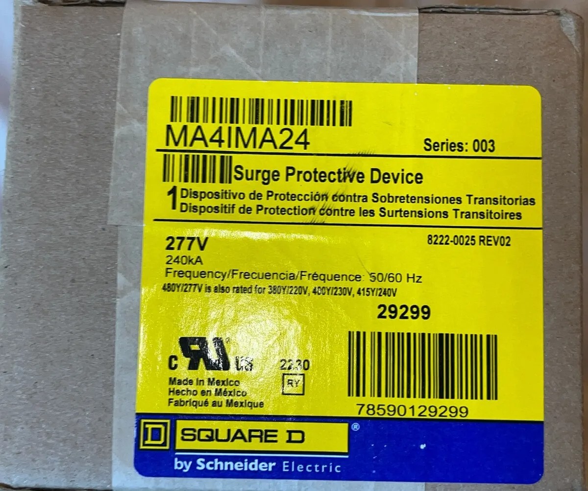 Square D MA4IMA241 SurgeLogic Surge Protective Device Module SPD Type ...