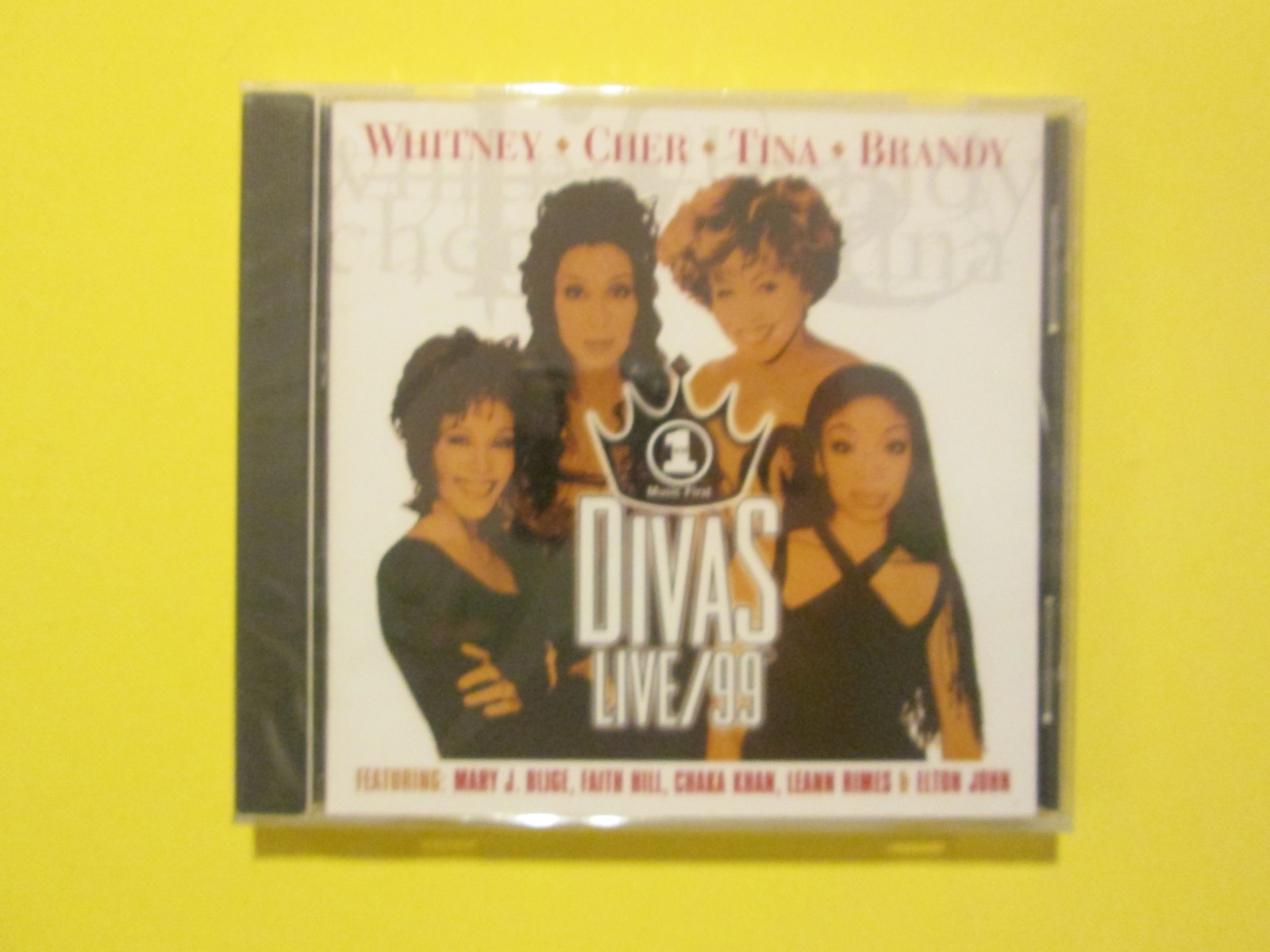 Divas Live 99 Whitney Houston Cher Tina Yurner Brandy NEW SEALED CD ...