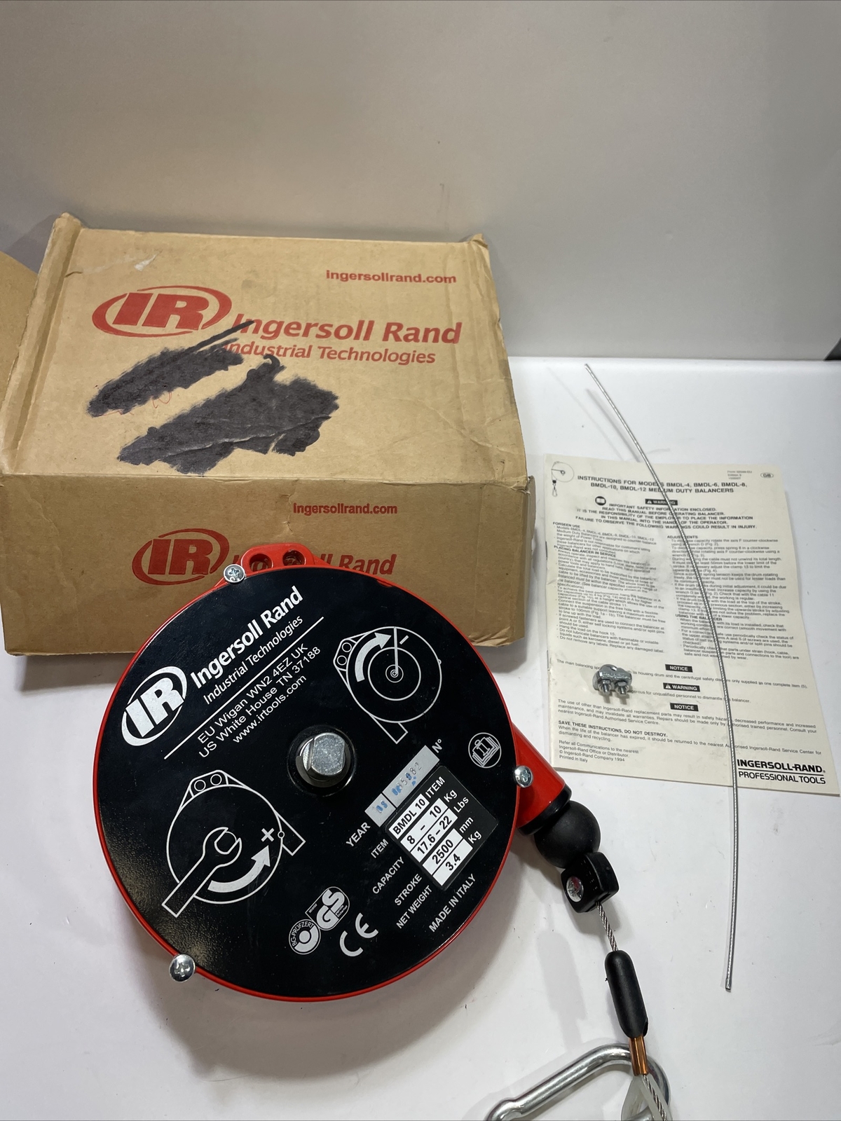 Ingersoll Rand BMDL10 Tool Balancer Assembly Work for sale online | eBay