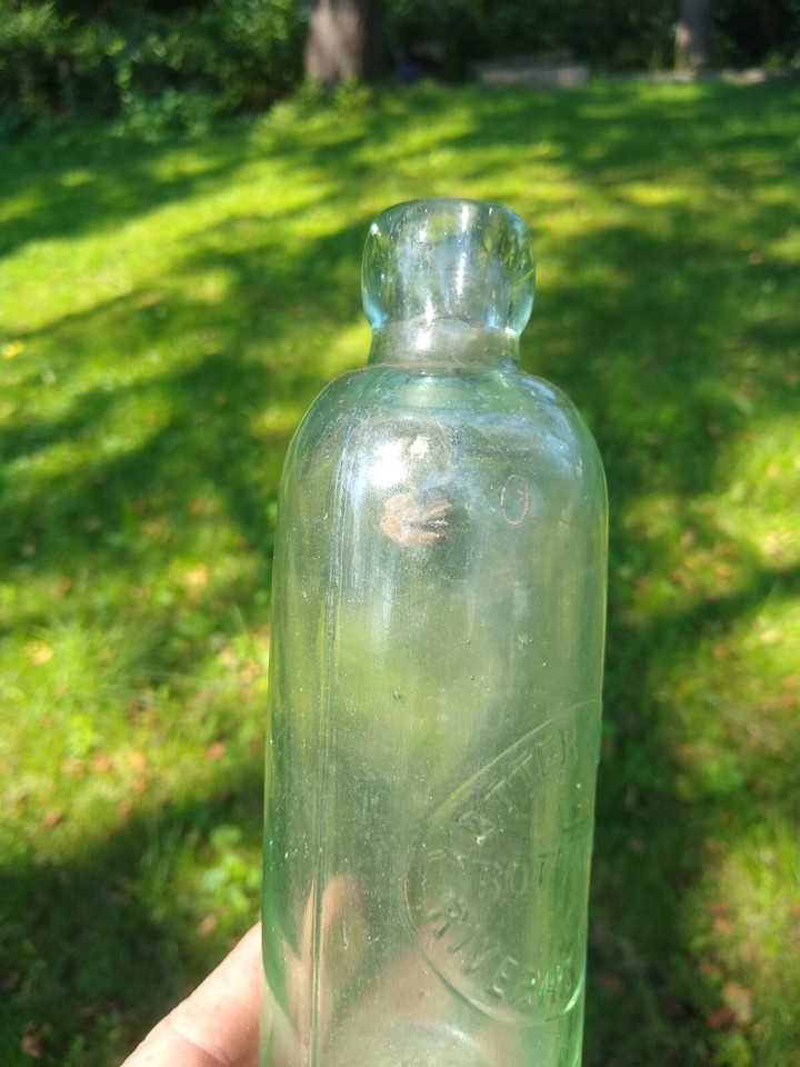 1890s Hutchinson SODA BOTTLE from YETTER & MOORE of RIVERHEAD LI NY in ...