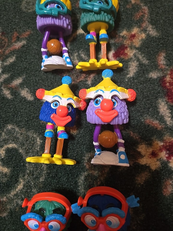 Vintage 1989 McDonalds Funny Fry Friends Fry Guys Kids Happy Meal Toys ...