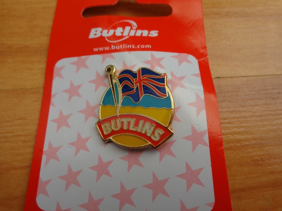 Butlins Vacances Camp Resort Trading Broches Union Jack Plage Drapeau ...