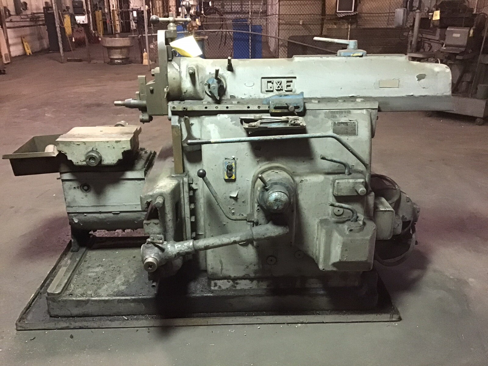 G and E 24” Metal Shaper Gould and Eberhardt Universal Shaper With Vise ...