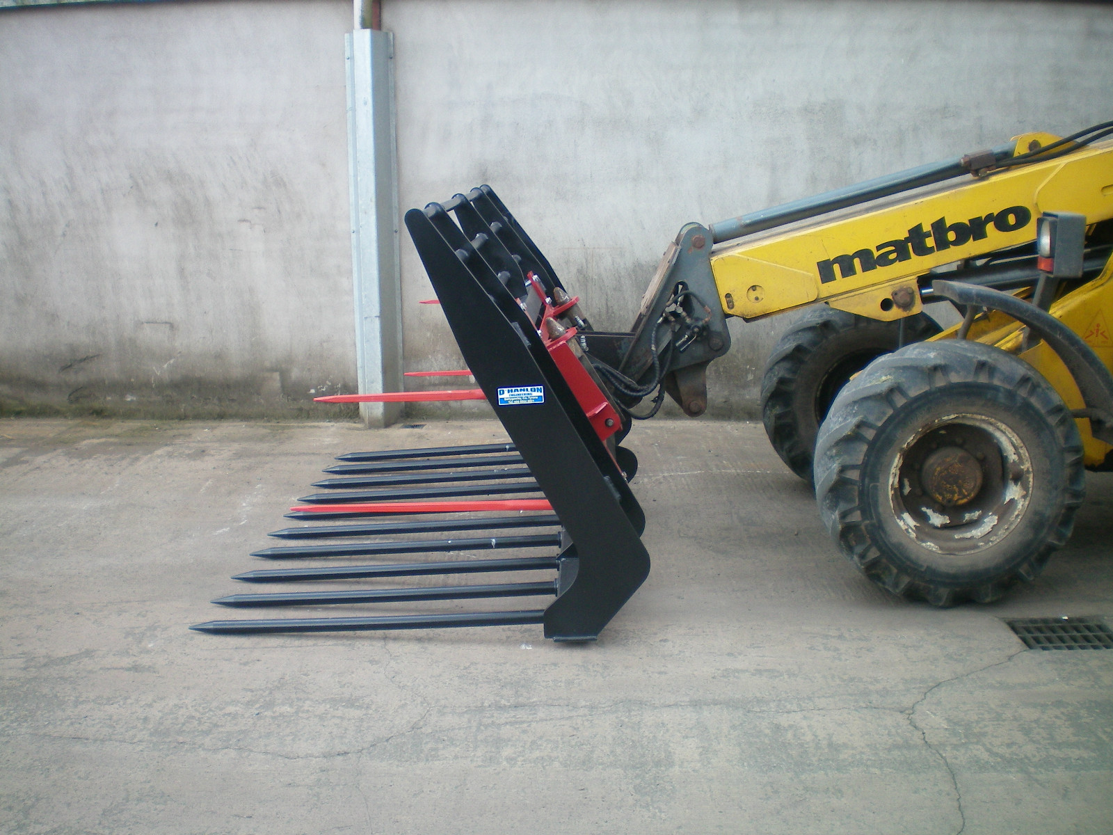 9 ft Wide Buckrake silage fork grass grape harvester - Buke Rake, Rakes ...