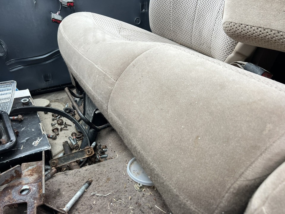 1999 Ford F150 Front Row Split Bench 40/60 Seat Tan Cloth | Genuine OEM ...