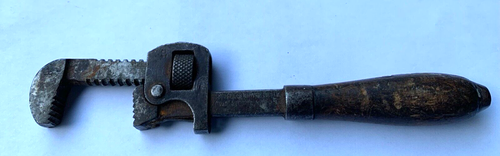 1882 Small 6” Old/Vtg “STILLSON” Adjustable Pipe Wrench Antique Rare ...