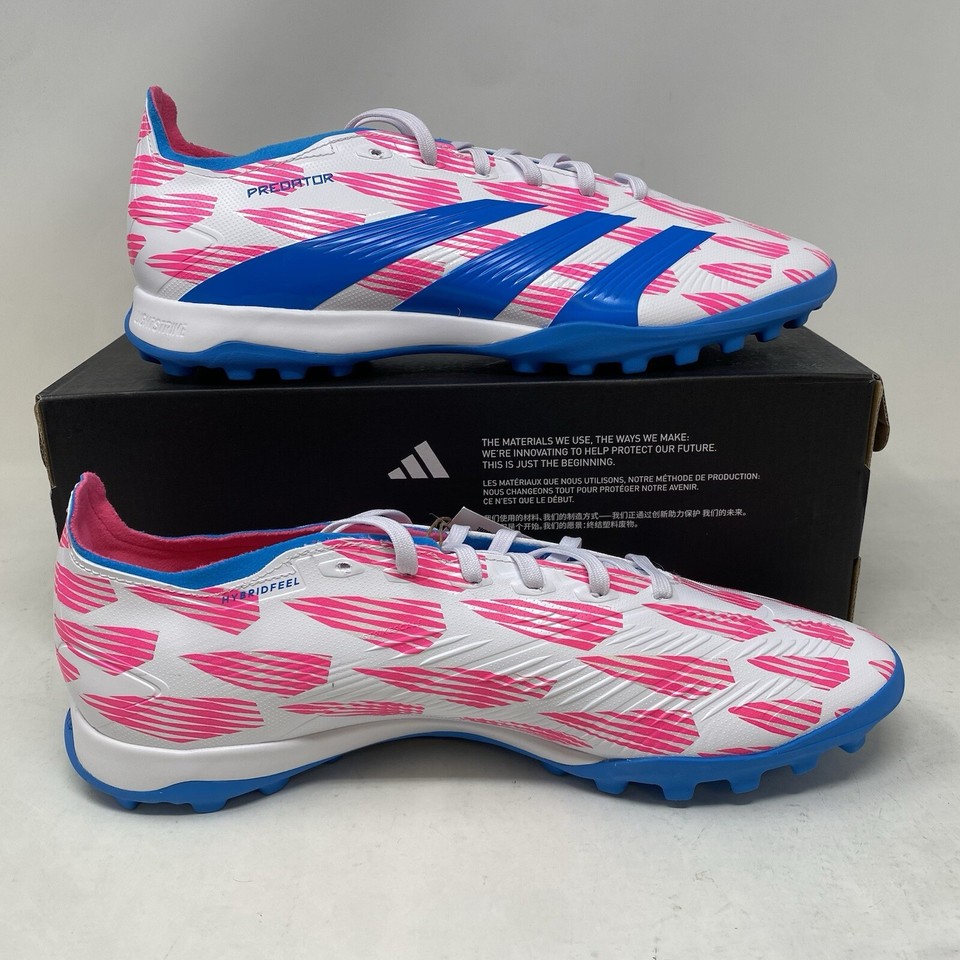 Men Adidas Predator League TF Blue Pink White Soccer Cleats / IF6379 ...