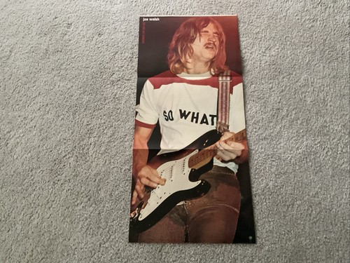 JOE WALSH MAY 1975 RAVEMATE RARE ORIGINAL VINTAGE MAGAZINE POSTER | eBay