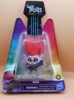 Trolls World Tour BARB holding guitar- DreamWorks- Hasbro- 3" Tall ...