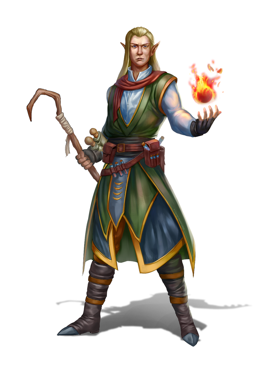 Dnd Male Elf Drawing