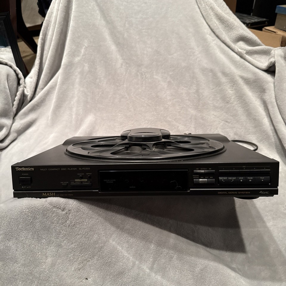 Technics SL-PC503 5 CD Top Load System – For Parts/Repair – Does Not ...