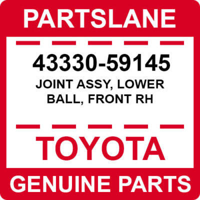 43330-59145 Toyota OEM Genuine JOINT ASSY, LOWER BALL, FRONT RH | eBay