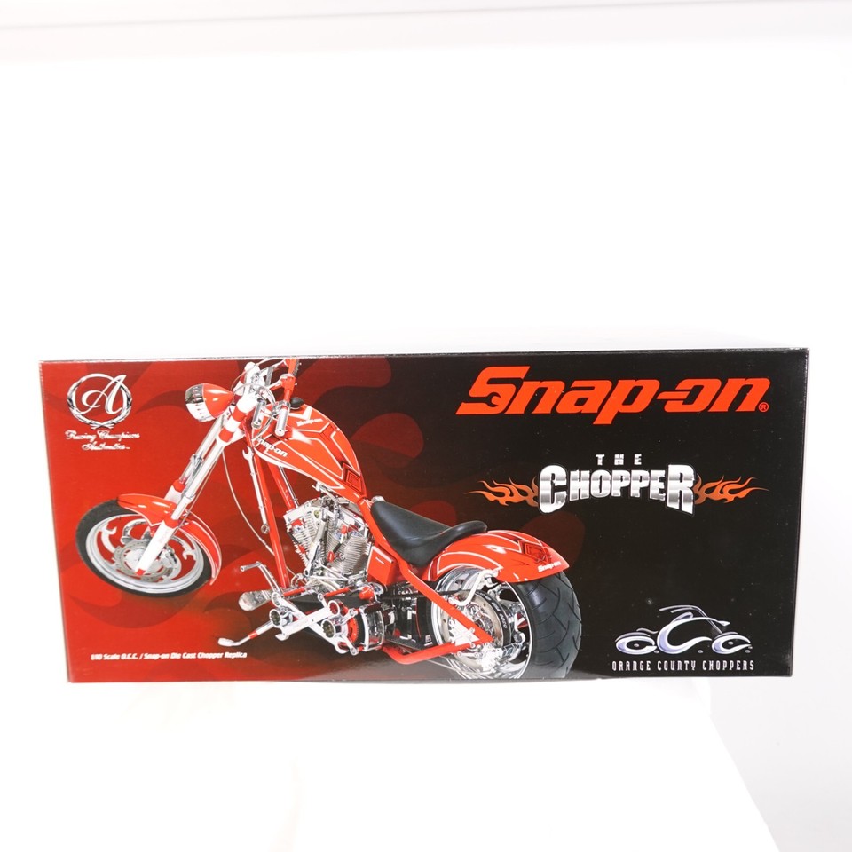 Snap On OCC Chopper Bike and Tool Box #SSX2529 New Die Cast Bike | eBay