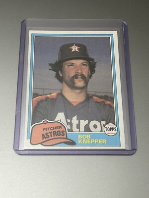1981 Topps Bob Knepper Astros #782 | eBay