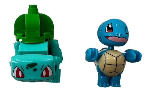 Pokémon Squirtle & Bulbasaur Mega Construx Lego Action Figures | eBay