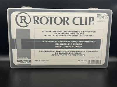 Rotor Clip Internal and External Ring Assortment kit - #6LD32 ...