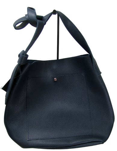 NEW Navy Blue Ulta Tote Bag or Large Purse w/ Front Pocket & Snap ...