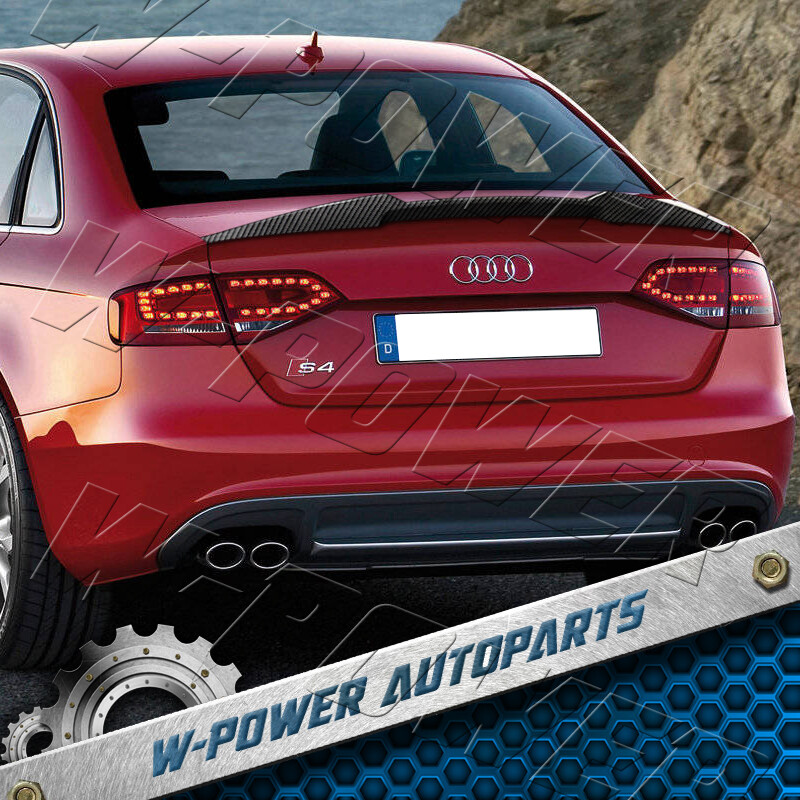 Carbon Painted For 2009-2012 Audi A4 Quattro Sedan W-Power V-Style ...