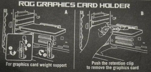 ASUS ROG STRIX Graphics Card Holder Anti-Sag bracket support 13MB ...