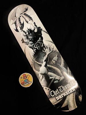 RARE Darkstar Chet Thomas Pro Model Warrior Slayer VINTAGE Skateboard ...
