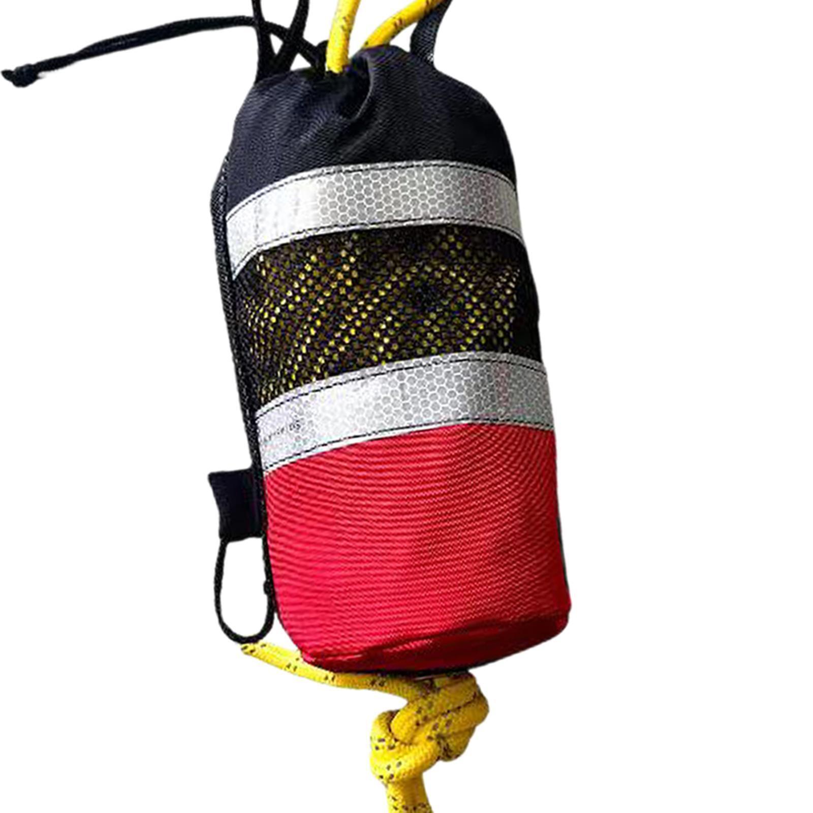 Throw Bag for Water Rescue with Rope Yellow Throwline Floating Rope 30M ...