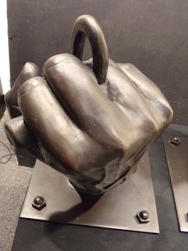 David Parvin FIST Original Unique Bronze sculpture Artist Commision ...