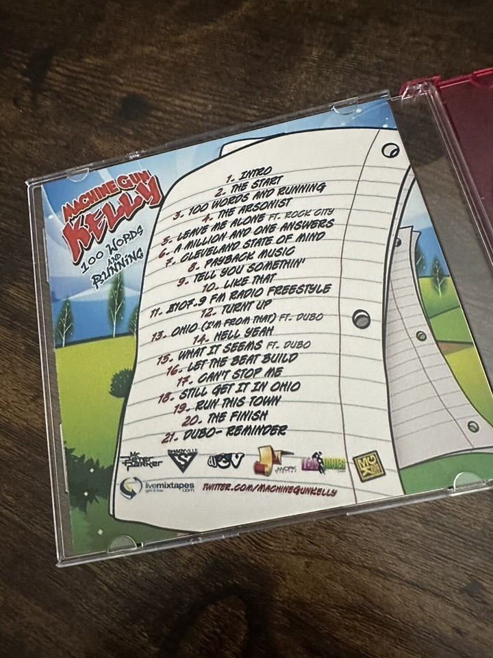 Machine Gun Kelly / MGK - “100 Words & Running” [mixtape] CD - RARE | eBay