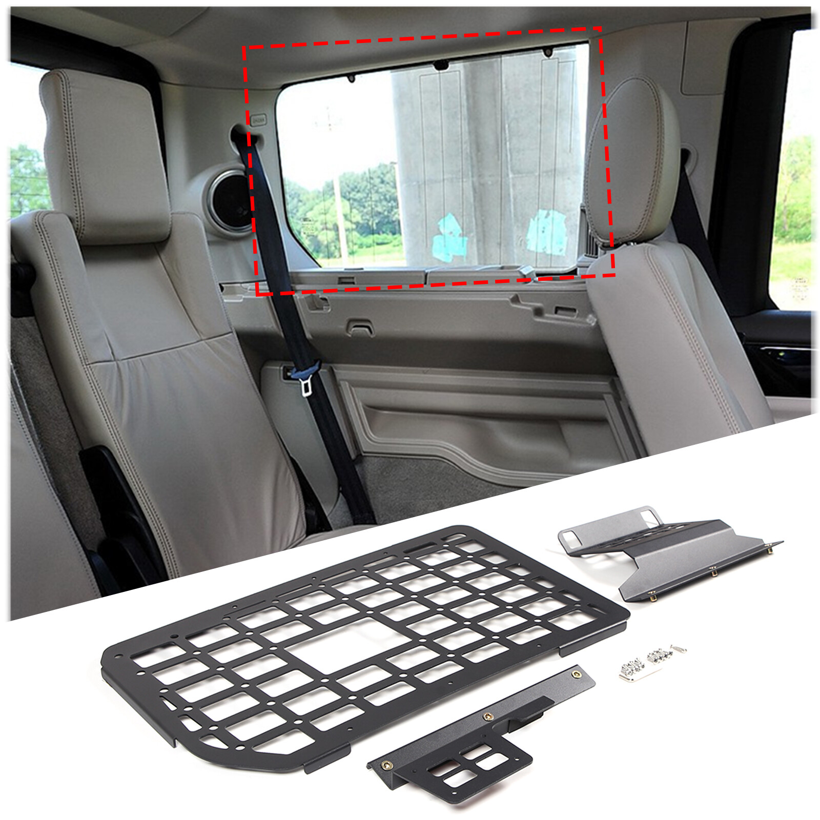 For Land Rover LR3 LR4 L319 Left Rear Window Molle Panel Modular ...