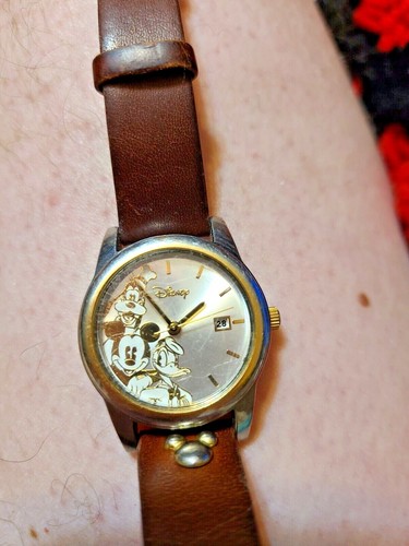 DISNEY Mickey Mouse & Friends Musical Watch Donald Duck Goofy It's a ...