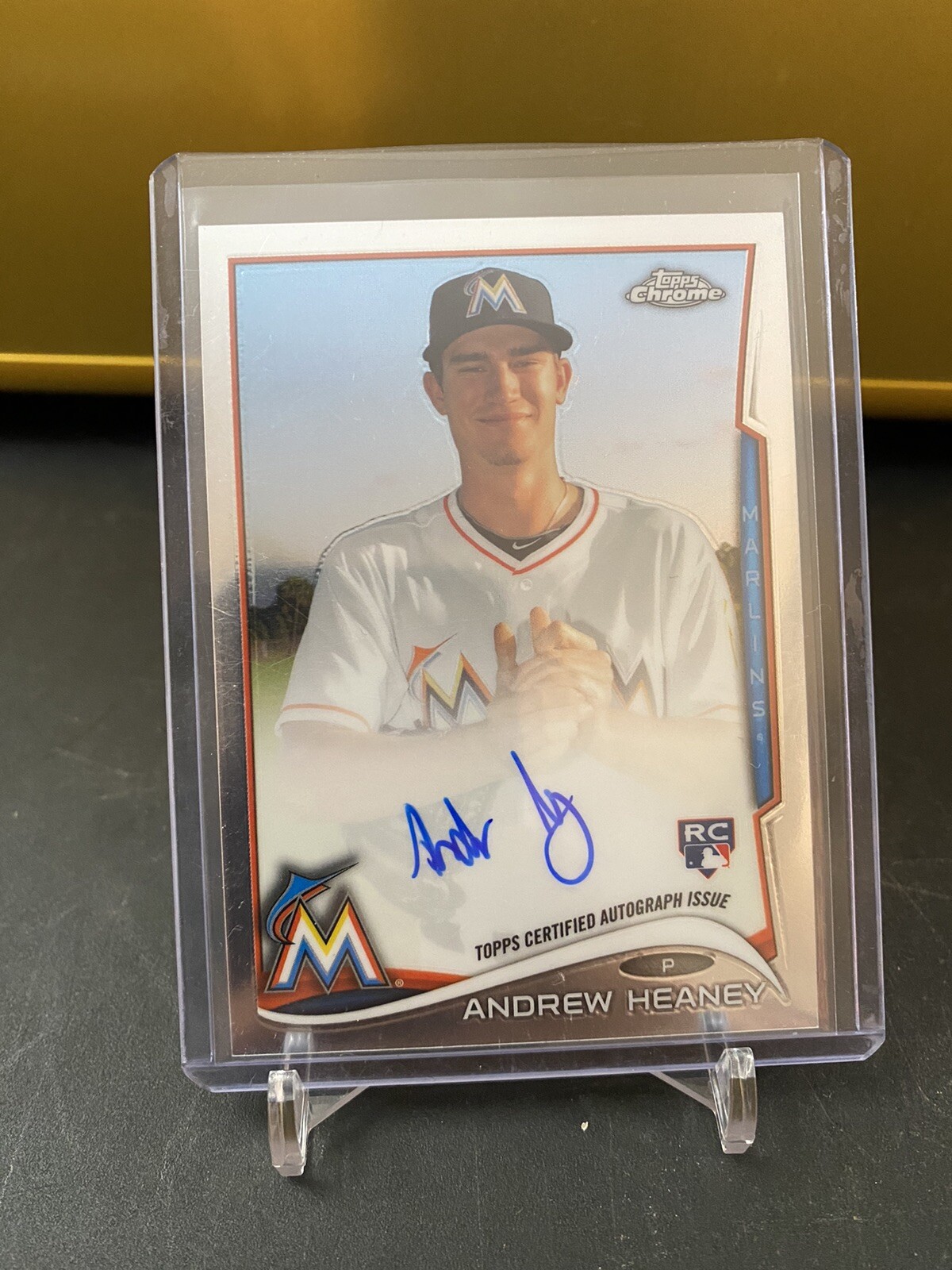 2014 Topps Chrome Andrew Heaney Rookie Auto | eBay