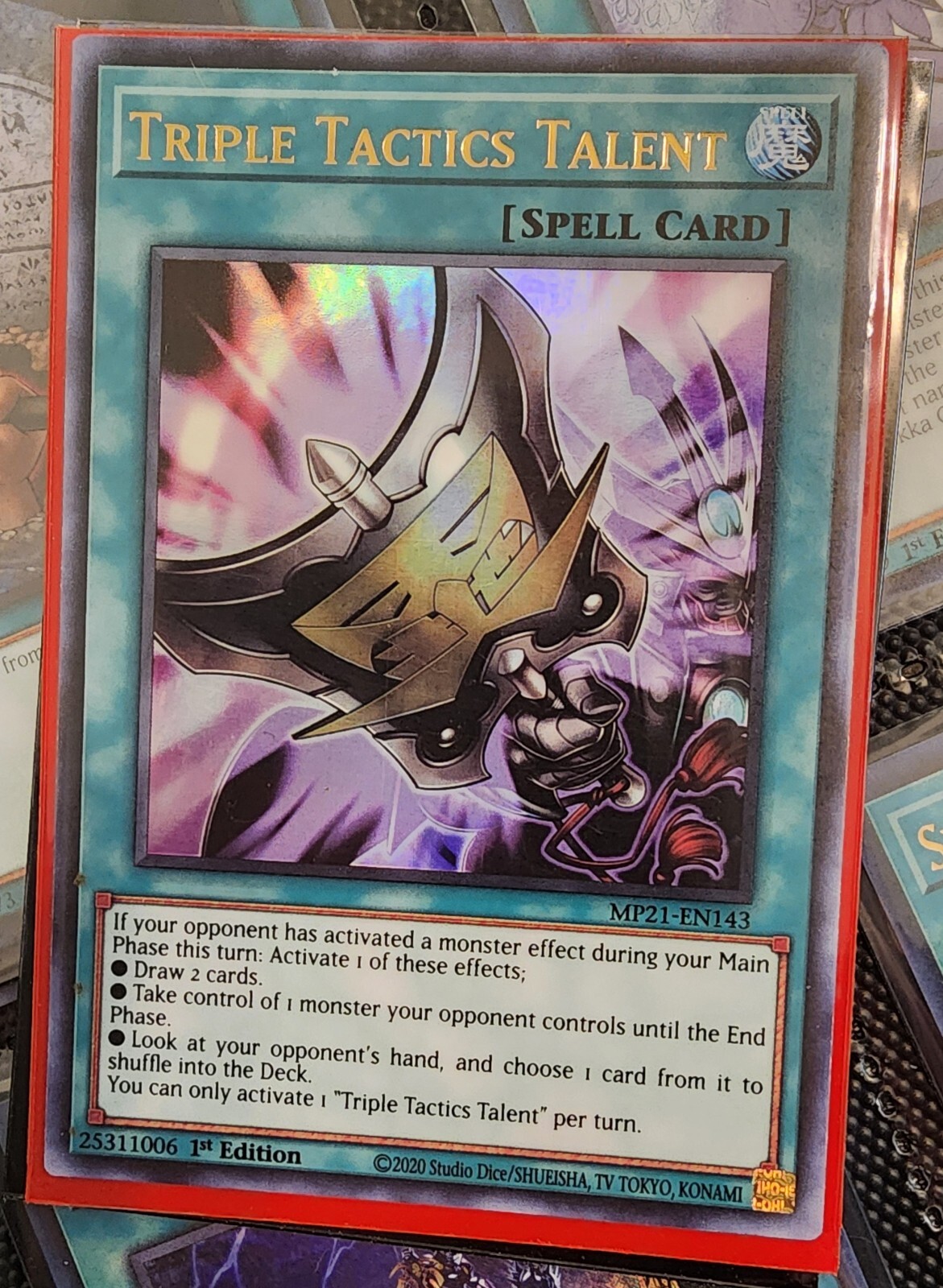 Triple Tactics Talent MP21-EN143 2021 Tin of Ancient Battles 1st ...