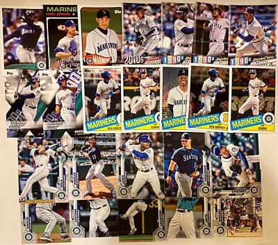 SEATTLE MARINERS 2020 Topps Series 1 MASTER TEAM SET 24 Cards w/Inserts ...