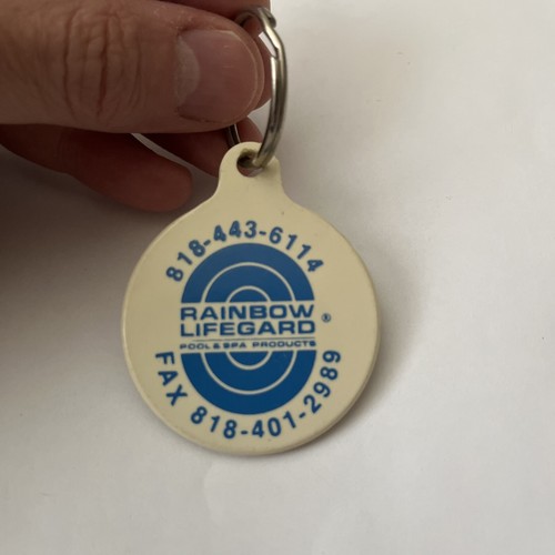 Vintage Rainbow Lifegard Pool & Spa Products Keychain | eBay
