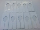 Plastic 100 Blank Rectangular Size Dividers for Retail Clothing Racks ...