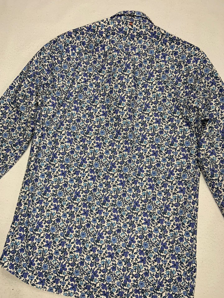 Pretty Green Men Multicoloured Floral Button Shirt XS | eBay