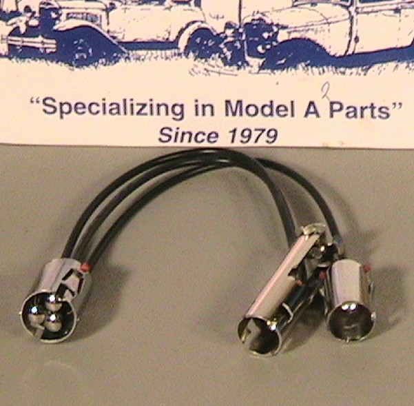 1928-1929 Model A Ford Headlight Socket Front | One or Two Bulb System ...