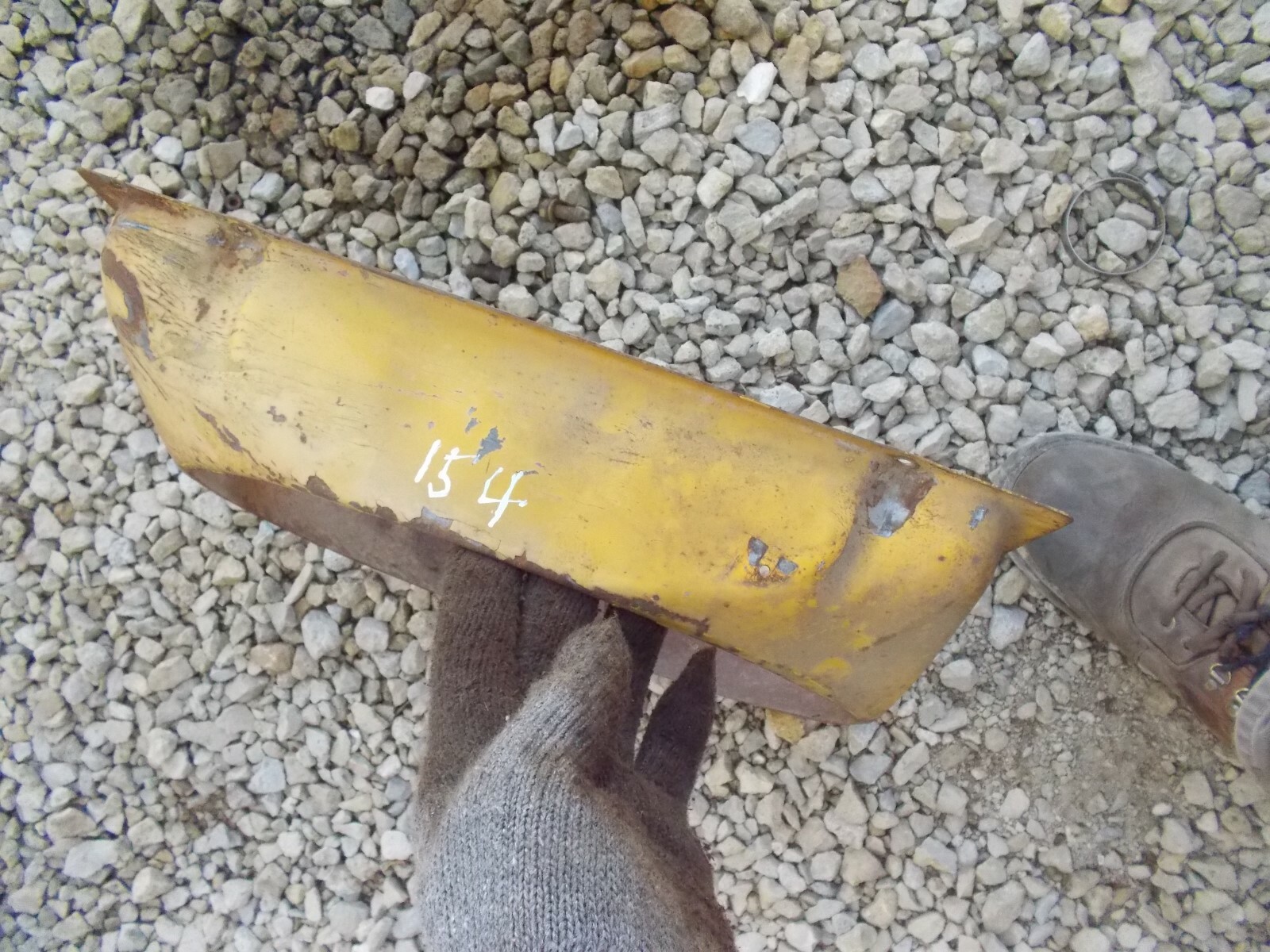 International 154 Cub lowboy tractor IH engine motor fan shroud guard ...