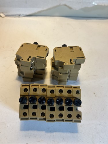 17 Weidmuller SAKS1 SAK 10amp 250V Fused 10mm Terminal Klippon style | eBay