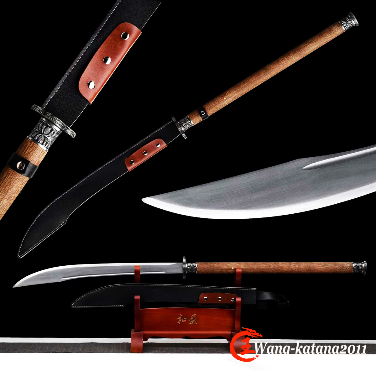 47" Sharp Chinese Sword Song Dynasty Kung Fu Dao Handmade Broadsword ...