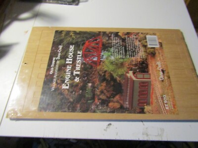 Dura-Craft Wood HO Train Engine House Trestle Model Kit Free Shipping ...